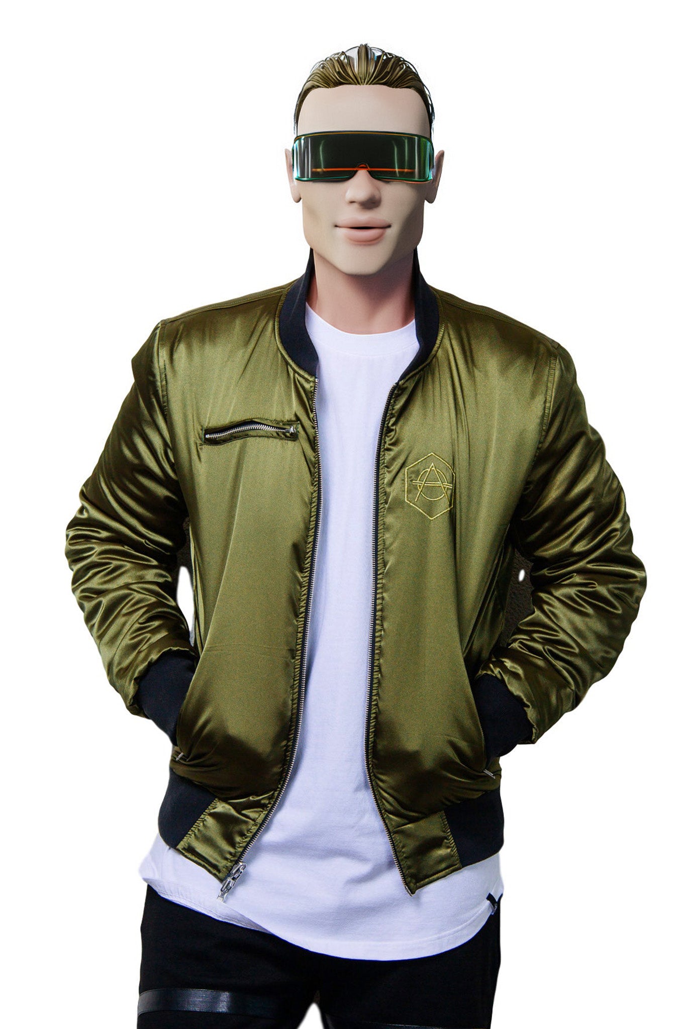 Green reversible Jacket – HEXAGON